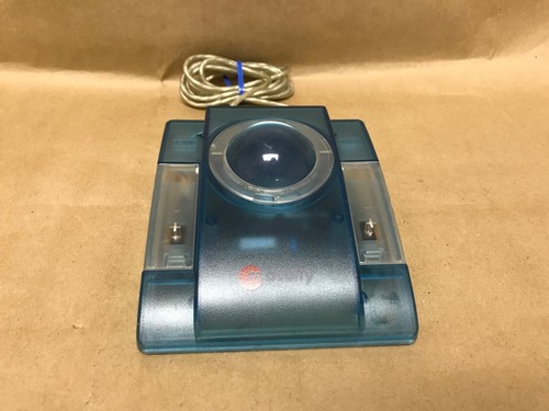 Macally iBall 2-Button USB TRACKBALL Mouse For Macintosh Mac Blueberry ...