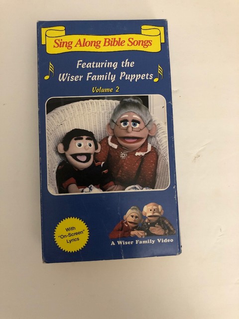 Sing Along Bible Songs Featuring The Wiser Family Puppets Vol 2(vhs ...
