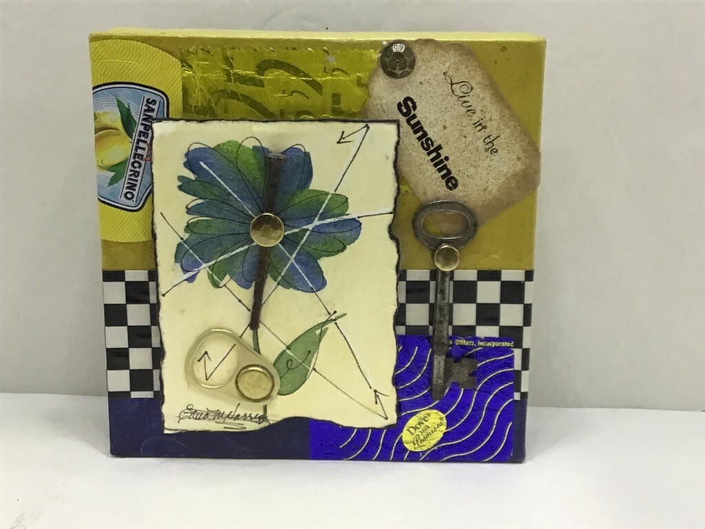 Candy Wrapper Creations 3D Canvas Art Collage Keys Picture by Edna ...