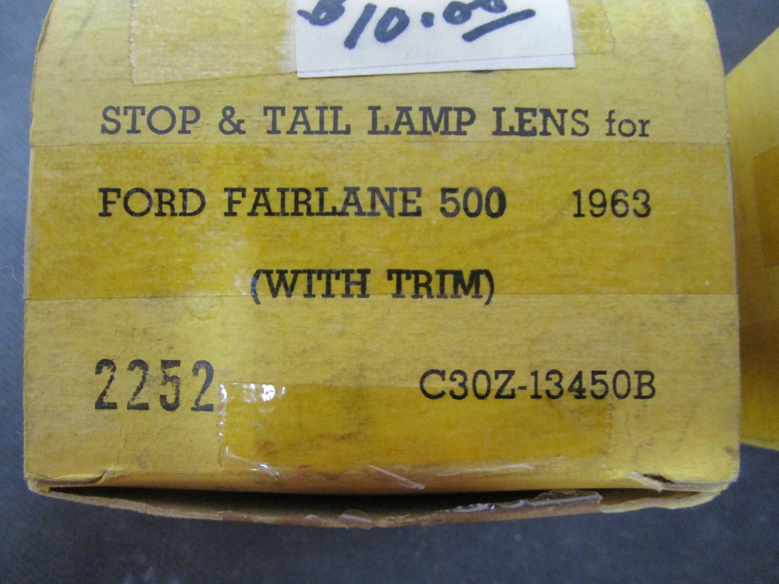 1963 Ford Fairlane 500 NORS Pair Of Tail Light Lenses With Trim | eBay
