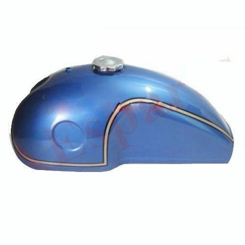 Gas Fuel Tank Blue For Ducati Benelli Mojave Kawasaki Yamaha Cafe Racer ...