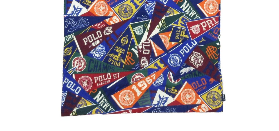 Polo Ralph Lauren Men's Navy Prep Rally Logo Print Crew-Neck Sleep T ...