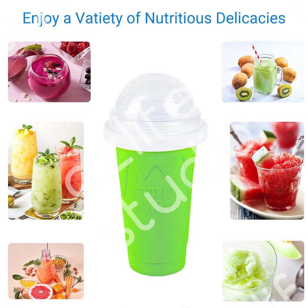 Slushie Maker Cup Quick Freeze Magic Squeeze Cup Milkshake Cup Ice ...