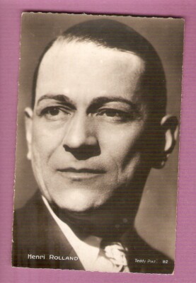 Henri ROLLAND carte postale vintage CINEMA Ed..O.P.. ph.-Teddy PIAZ | eBay