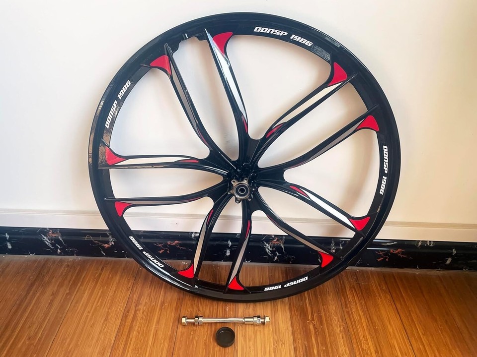 CDH 10 Spokes 26" Bike Mag Wheel Rear Wheel 135mm, Cruiser Mountain ...
