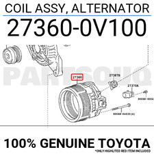 27360-31250 Toyota Coil ASSY Alternator 2736031250 for sale online | eBay