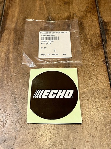 ECHO Decal Sticker CS-490 CS-500P X502000760 Genuine OEM | eBay