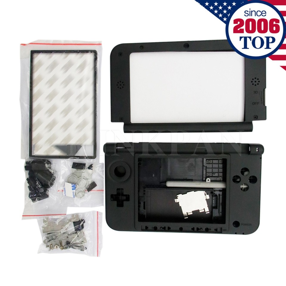 Full Housing Shell Set for Nintendo 3DS XL Replacement Cover Screen Red ...