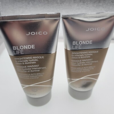 Lot of 2 Joico Blonde Life Brightening Masque Mask Mini/Travel (1.7 oz ...
