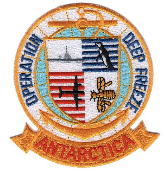 3.88" NAVY OPERATION DEEP FREEZE ANTARCTICA DEEP FREEZE EMBROIDERED PATCH | eBay
