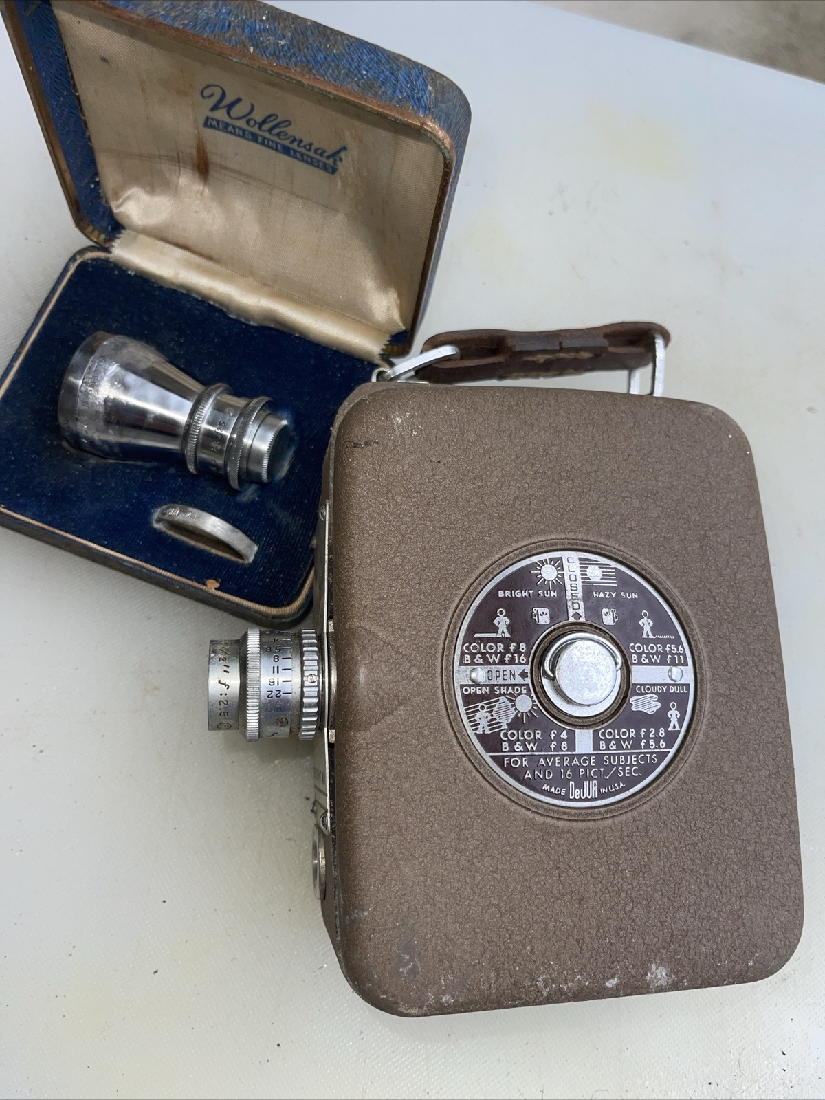 Citation DeJur 8 Mm Movie Camera + Wollensak Lenses | eBay