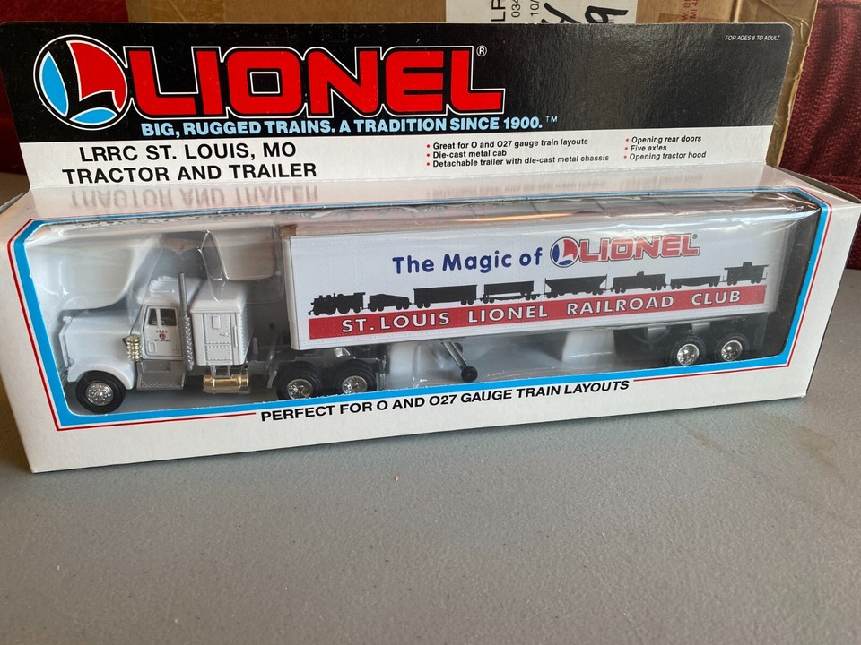 LIONEL 1996 MP Flat Car w/ Lionel Magic Tractor & Trailer 52099 52104 ...