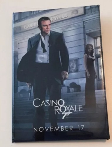 CASINO ROYALE 7 JAMES BOND 007 MOVIE PROMOTIONAL ADVERTISING PIN ...