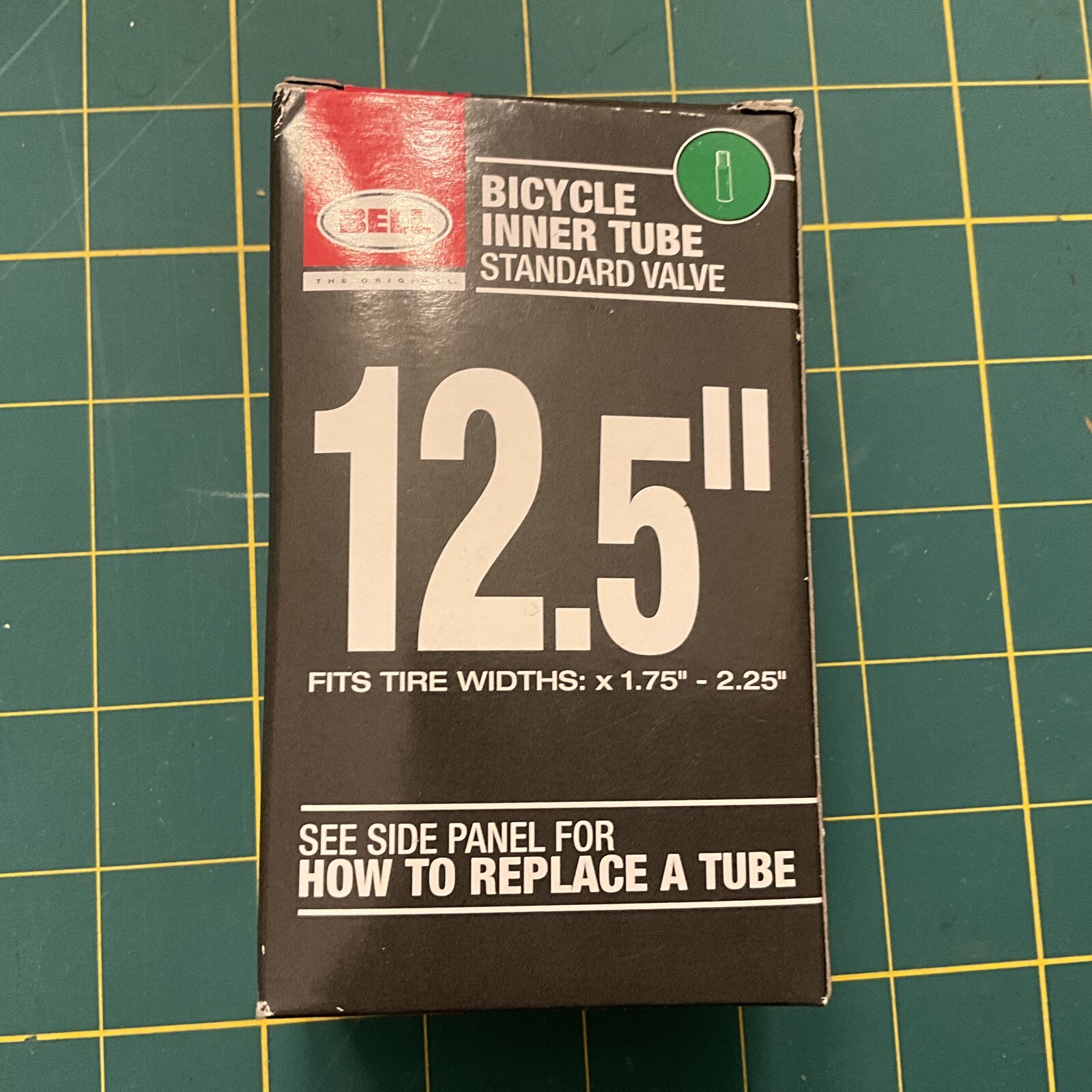 Bell Standard Valve 12.5"x 1.75-2.25" Bicycle Inner Tubes For Kids Bike ...