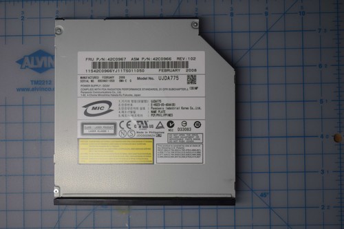 IBM 9.5MM Ultraslim Enhanced Ultrabay Slim Combo Drive FRU Grade B ...