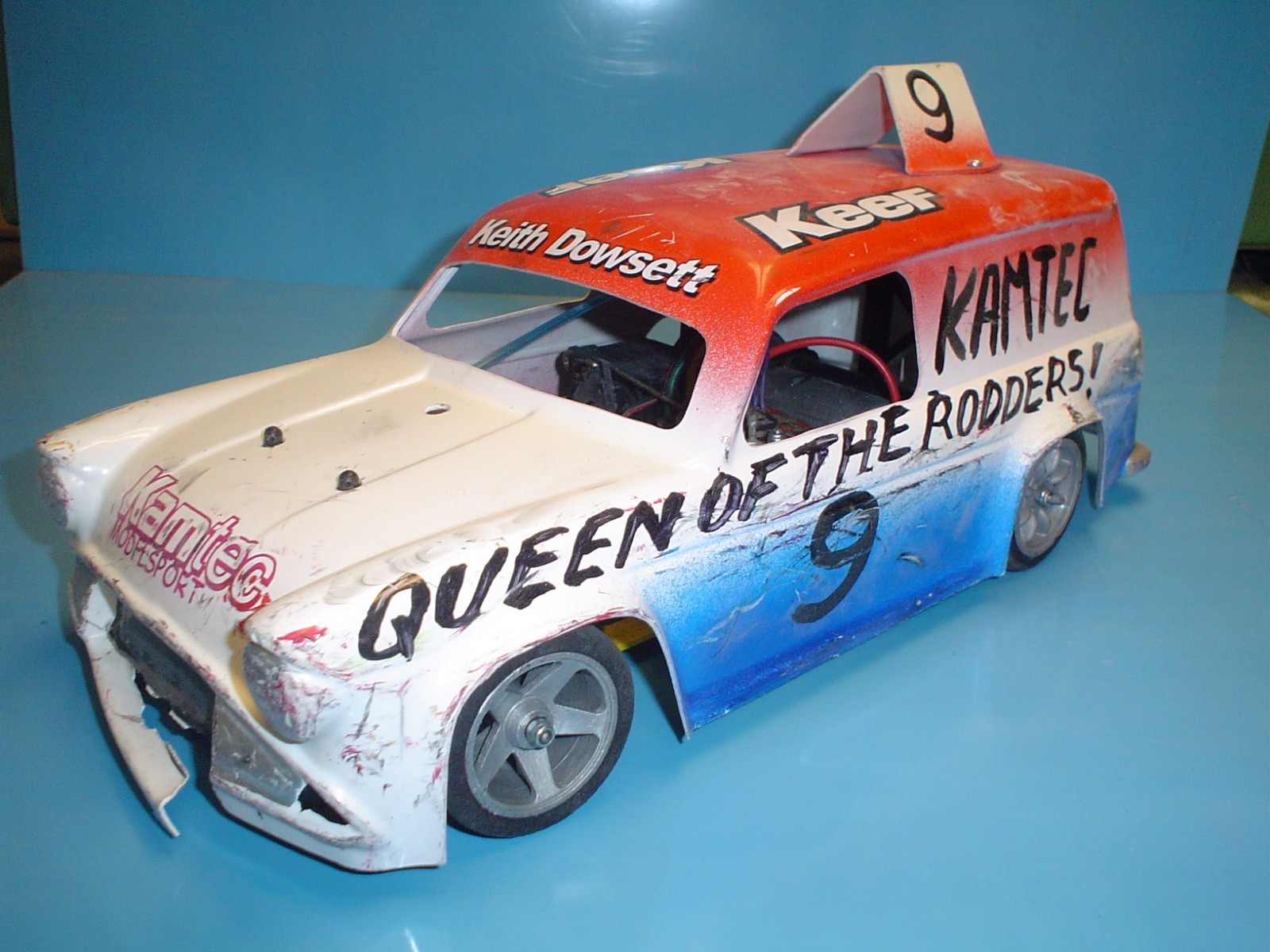 Kamtec Anglia Van 602 Banger body ABS RC Racing | eBay UK