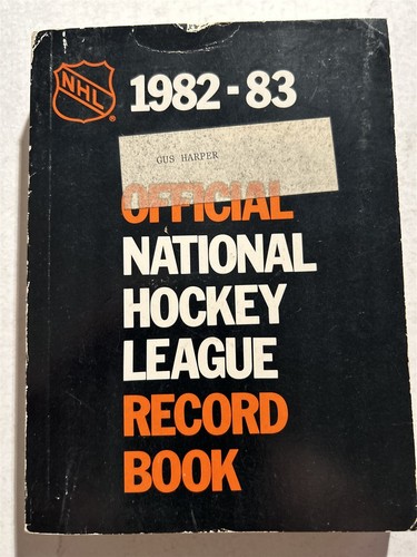 1982 83 NHL HOCKEY Record Book 485 Pages WAYNE GRETZKY Messier ORR Howe ...