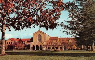 SAINT~ST BENEDICT, OR Oregon MOUNT ANGEL ABBEY Marion County Chrome ...