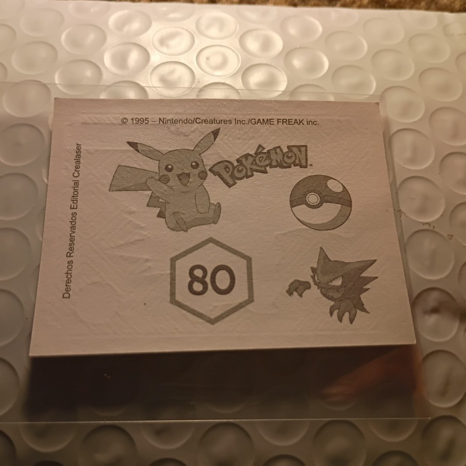 Cyndaquil POKEMON Last Evolution Sticker #80 Limited Edition Foil ...