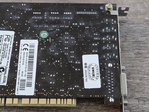 Creative Labs Sound Blaster Live CT4780 PCI Audio Card Ships Quickly | eBay