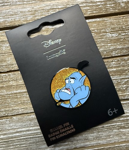NEW ON CARD! Disney Aladdin Genie Glitter Metal Enamel Pin! | eBay