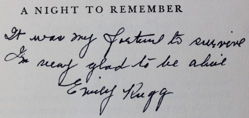 Walter Lord |, Emily Rugg / A Night to Remember 1955 | eBay