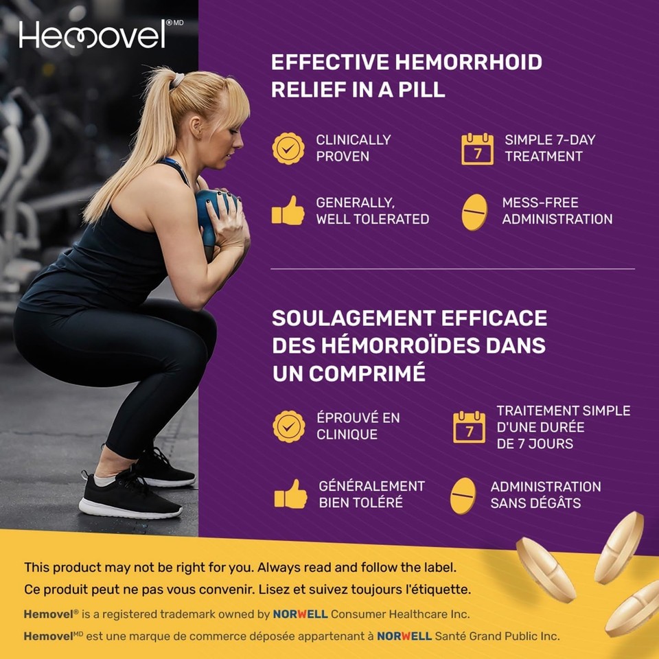AiWaWa CA, Hemovel For Relief Of Hemorrhoid PAIN SWELLING BLEEDING 18 ...
