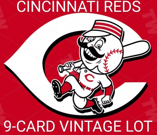 Cincinnati Reds 9-Card (Mostly) Vintage Lot ⚾Rose, Bench, Morgan⚾ Go ...
