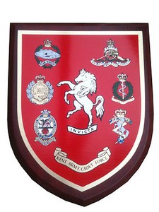 Kent Army Cadet Force Military Shield Wall Plaque | eBay