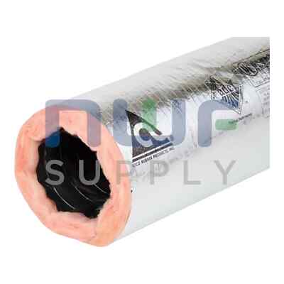 16" Silver Flex ATCO Insulated Flexible Duct R6 25' | eBay