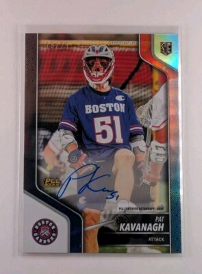 Pat Kavanagh 2024 Premier Lacrosse League PLL ROOKIE #68 Black AUTO #19 ...