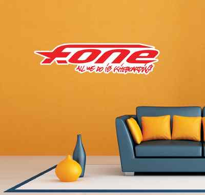 2 F-One Fone Kiteboarding Kite Red Room Wall Garage Decor Sticker Decal ...