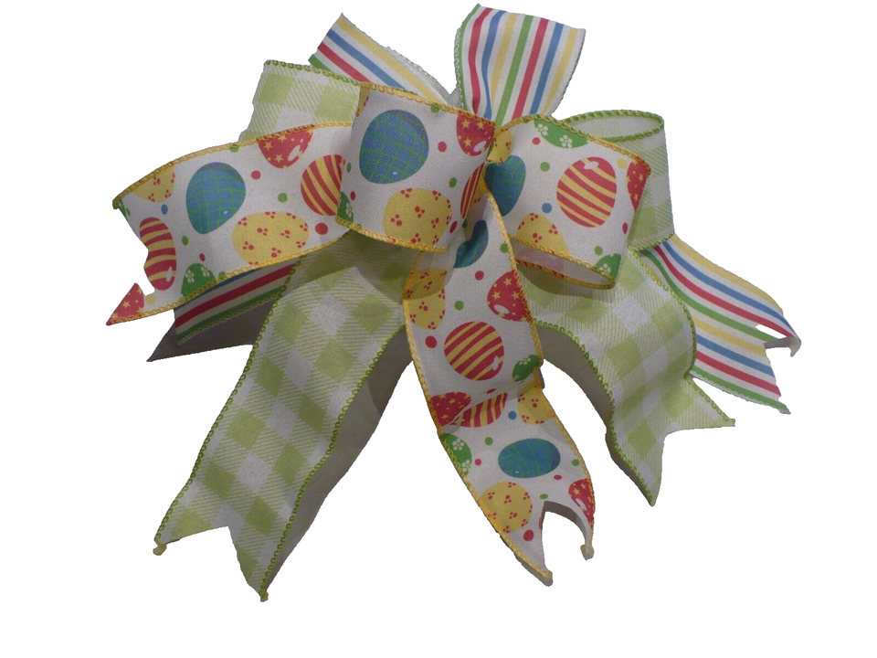 12" X 12" Handmade Easter Ribbon Bow 3 Designs | eBay