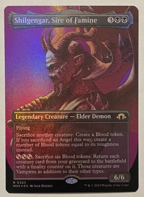 Shilgengar, Sire of Famine Borderless Foil - Modern Horizons 3 MTG | eBay