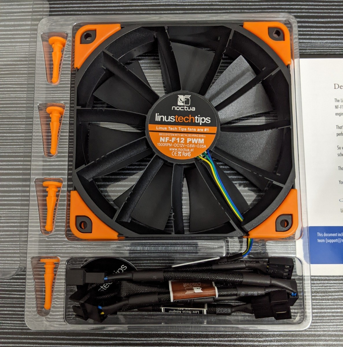 Noctua Nff12 Pwm Linus Tech Tips Edition Fan 120mm
