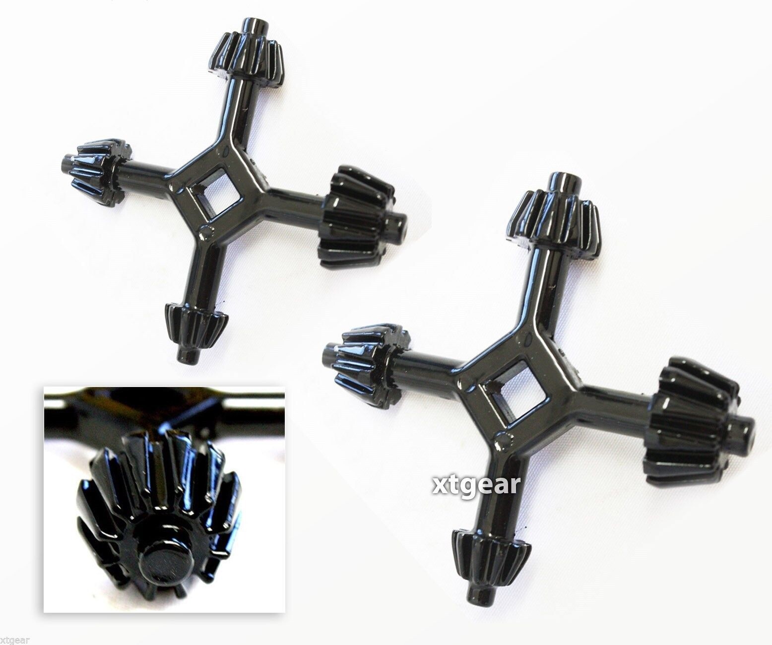 ( 2 ) 4 WAY Chuck Key Large & Small 1/2"-3/4" & 1/4"-1/2" Power Drill ...