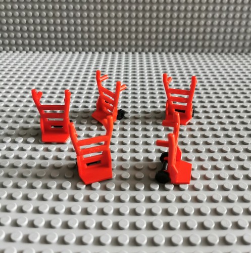 Lego Sackkarre rot 5 Stück Figur Zubehör City System 2495 P5 | eBay