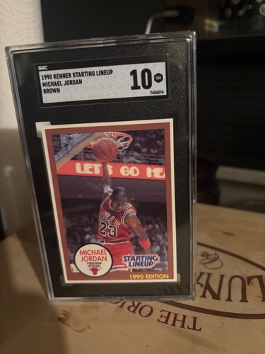 1990 starting lineup michael Jordan brown SGC 10 GEM MINT 3 of 134 ...