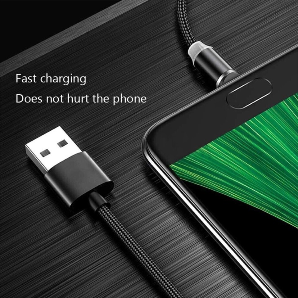 2PCS 360 Magnetic Charging Cable 360° and 180 Rotating Phone Charger | eBay