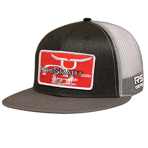 RS Rope Smart Western Style Mesh Flat Retro Trucker Fit Snapback Red ...