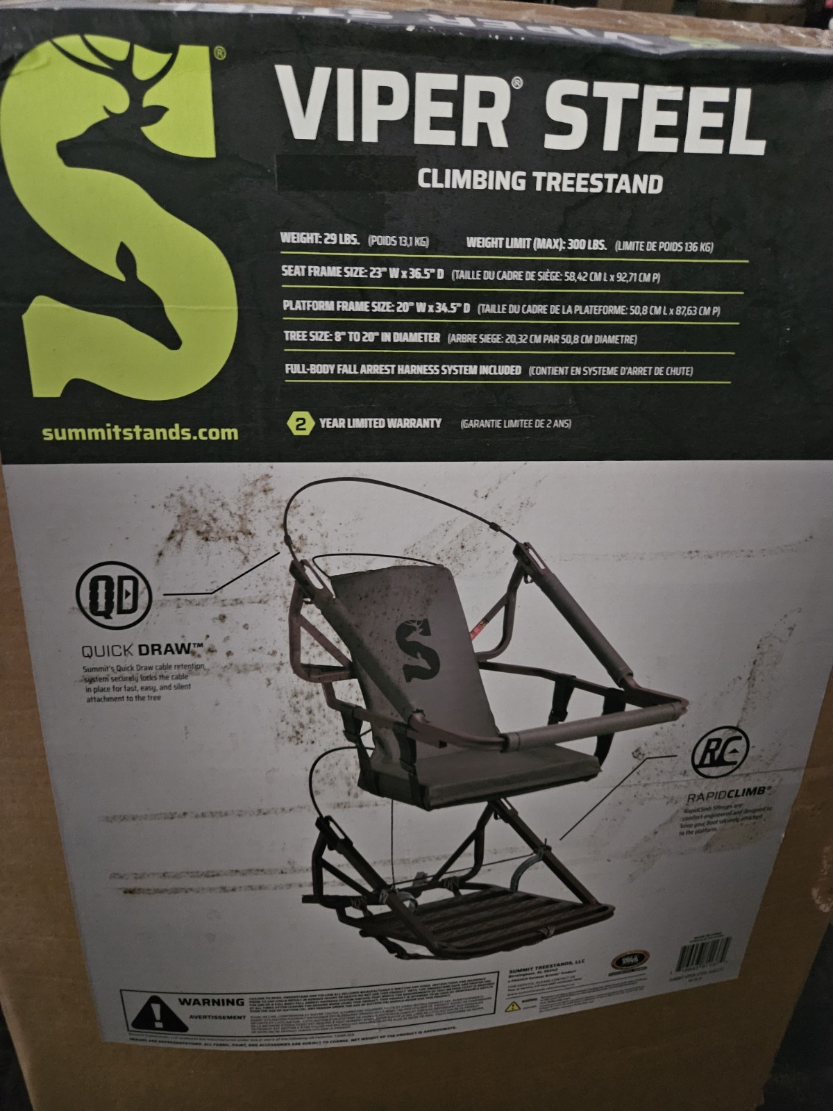 Summit Treestands SU81137 Viper Steel Climber for sale online | eBay