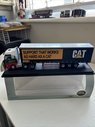 Oxford Diecast 1:76 Stobart Man Unit With Code 3 Cat Trailer | eBay UK