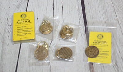 ROTARY INTERNATIONAL 4-WAY TEST KEYCHAINS & 4-WAY TEST CARDS | eBay