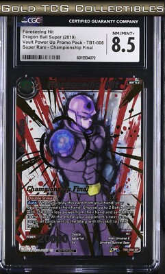 CGC 8.5 ⭐️ 2019 Championship Final - Hit TB1-008 Promo DBS DBZ Super ...
