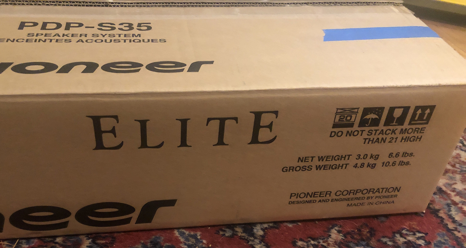 PAIR Pioneer ELITE PDP-S36 Speakers System W/ Pro-1130HP & Pro-506PU 28 ...