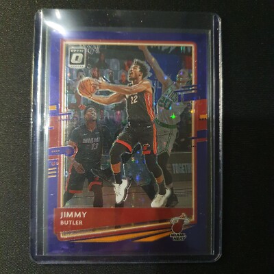 2020-21 Panini Donruss Optic Jimmy Butler Purple Stars /13 FOTL #33 ...