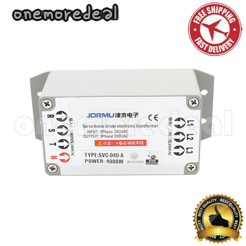 SVC-040-A Mini 3 Phase Servo Motor Electronic Voltage Transformer 4KW ...