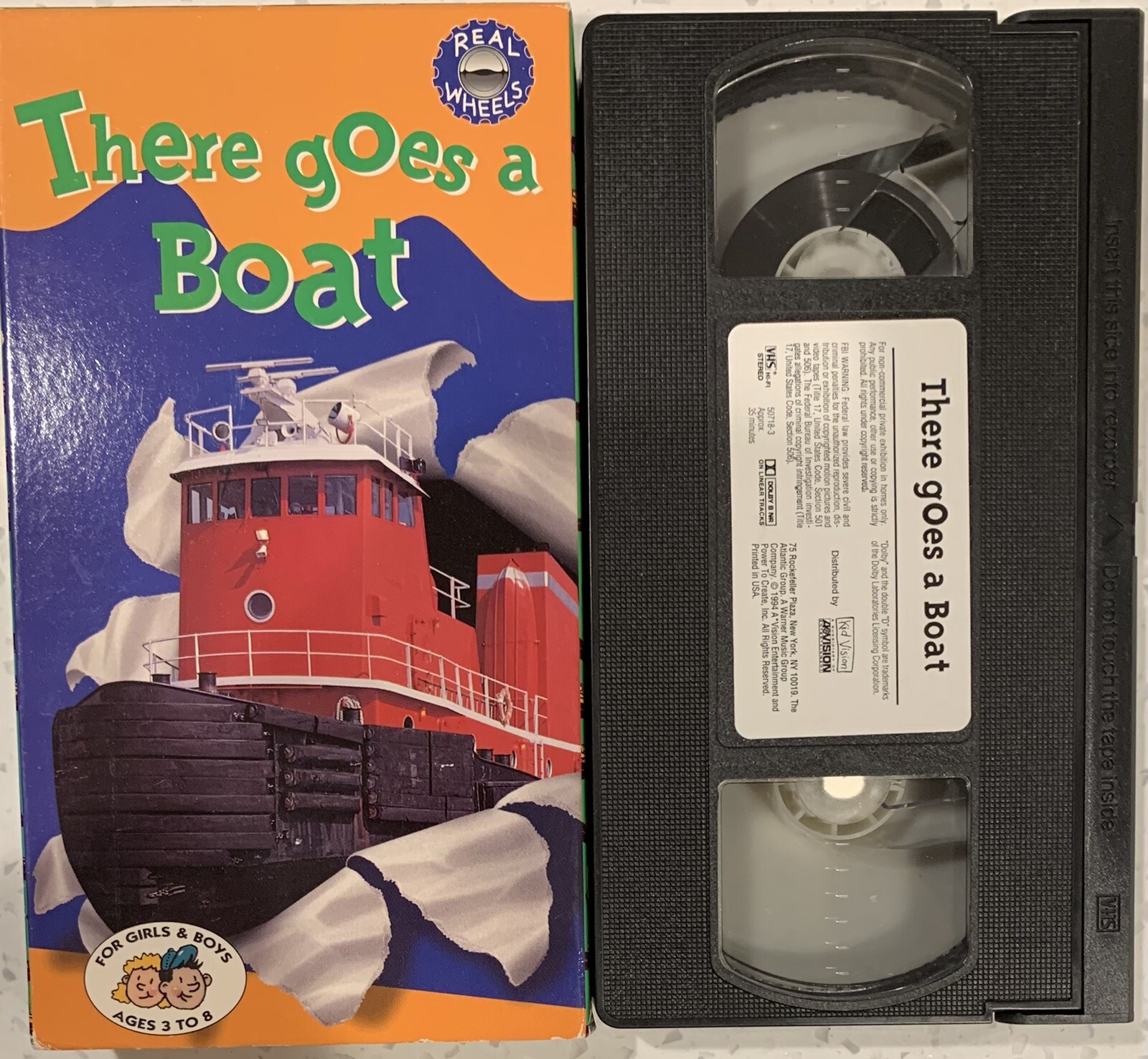 There Goes A Boat - VHS - 1995 - Kid Vision - Vintage 90s 85365072039| eBay