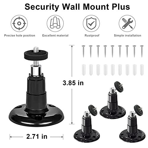 3 Pack Adhesive Wall Mount for Ring Stick Up Cam/Indoor Cam/Battery ...