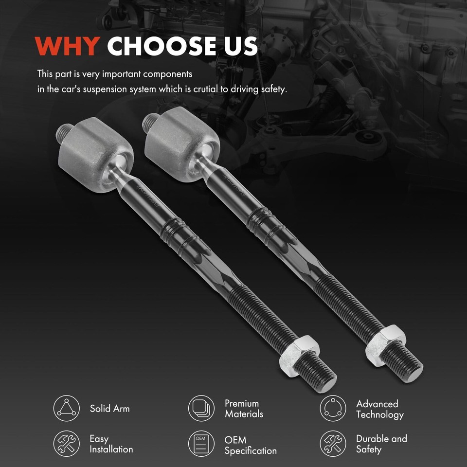 2x Inner Steering Tie Rod End for Cadillac CTS 2014 2015 2016 2017-2019 ...